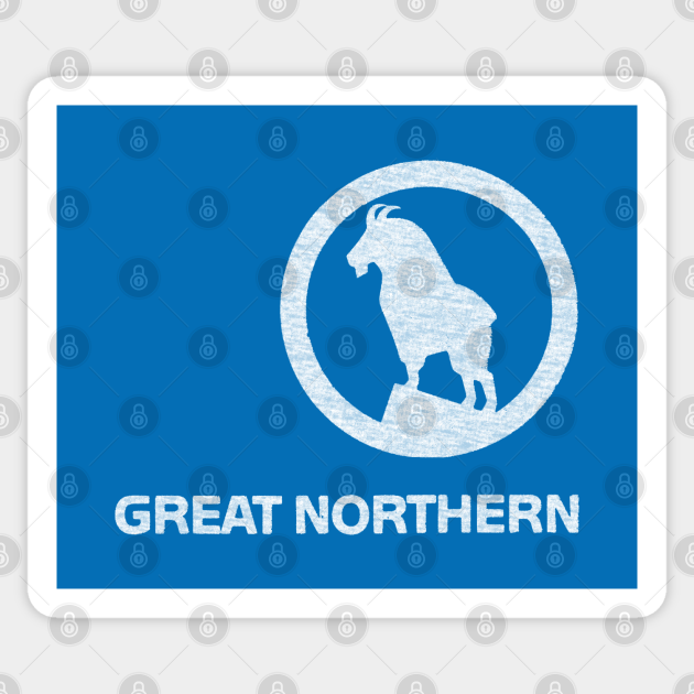 Great Northern Railroad - Great Northern Railway - Sticker | TeePublic