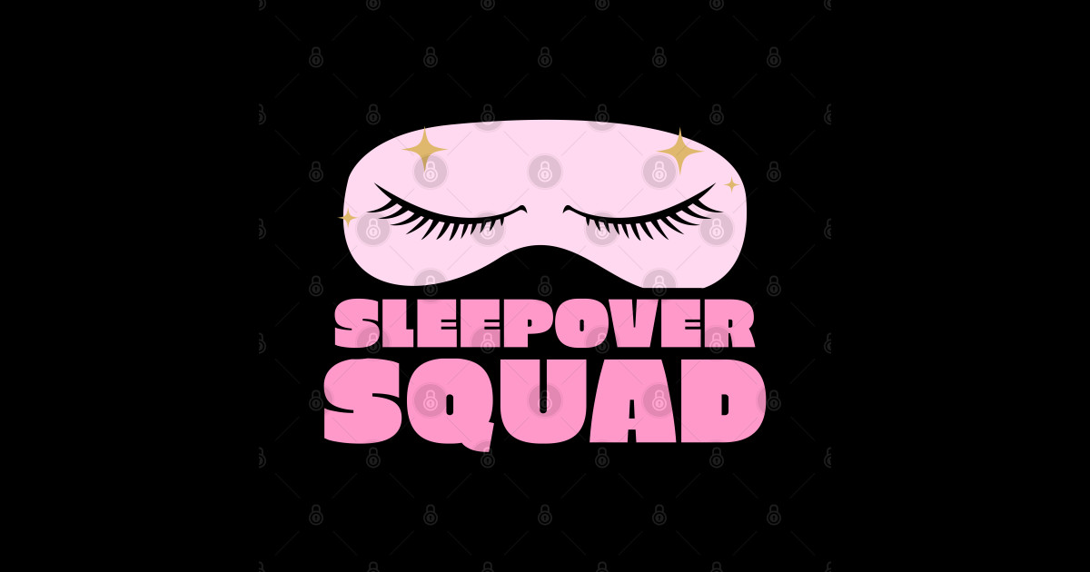 Sleepover Squad Slumber Party Pajamas - Pajama Party - Sticker | TeePublic