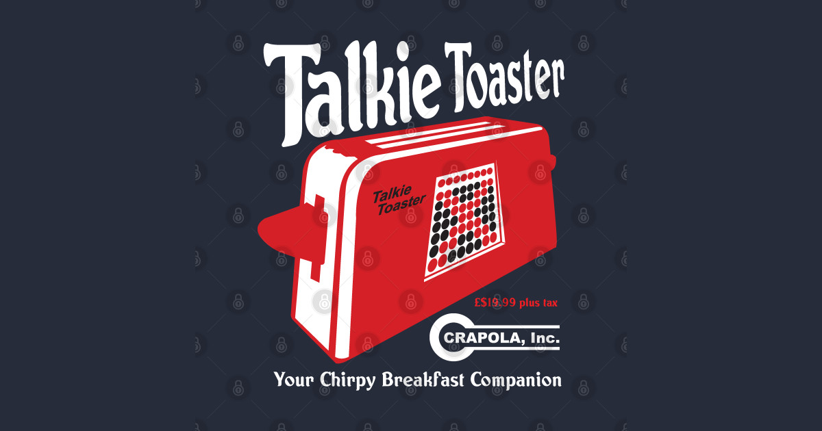 Talkie Toaster Breakfast Companion - Red Dwarf - T-Shirt | TeePublic