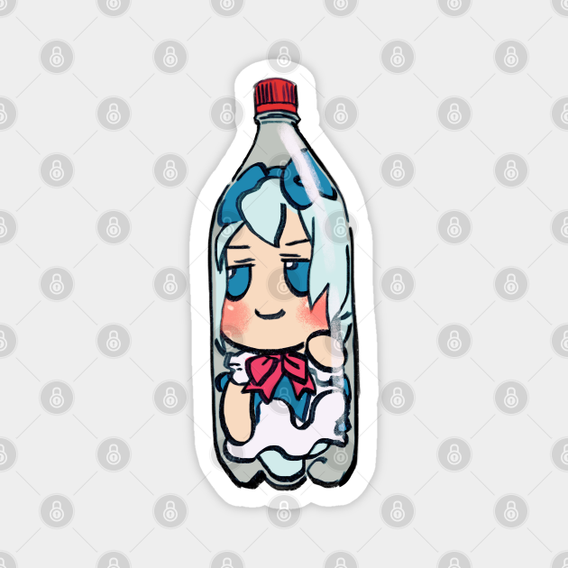I draw that bottled cirno fumo plush meme / touhou - Touhou - Magnet ...