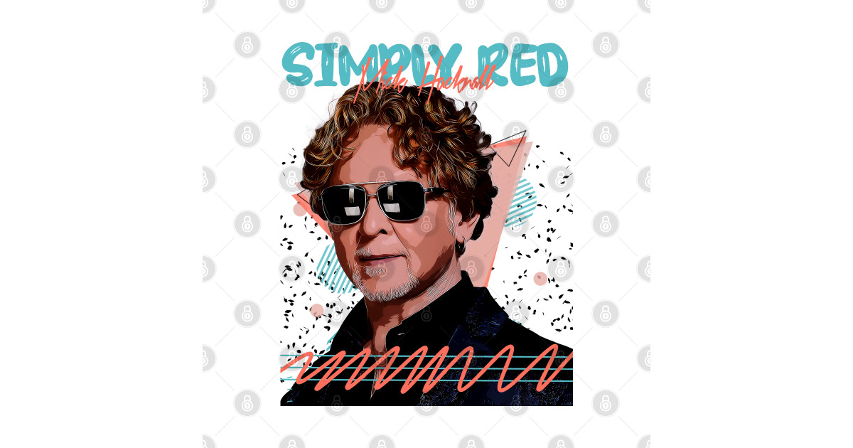 Retro Simply Red Fan Art Design - Simply Red - T-Shirt | TeePublic