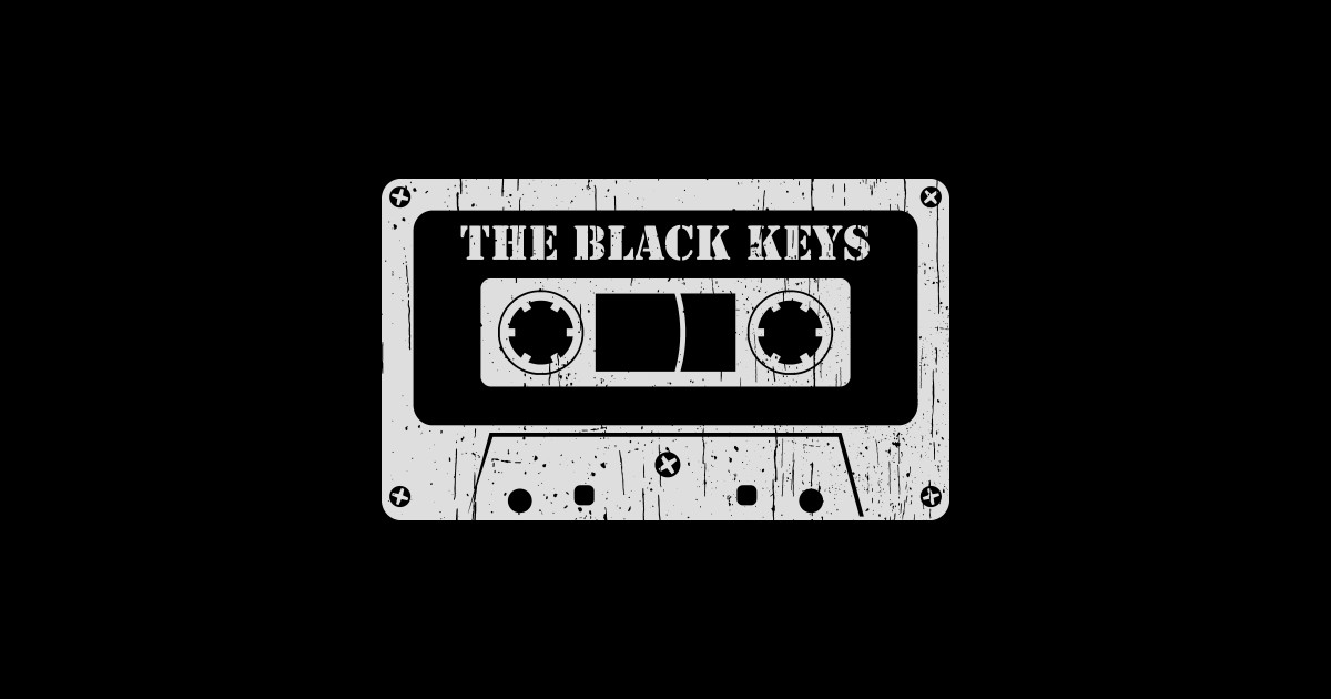 The Black Keys - Vintage Cassette White - The Black Keys - Sticker ...