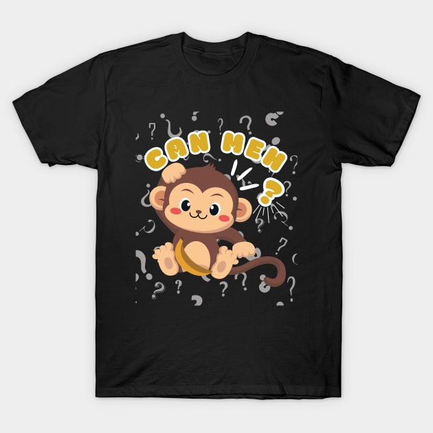 Cute Monkey Can Meh Question Mark Singlish - Cute Monkey Can Meh ...