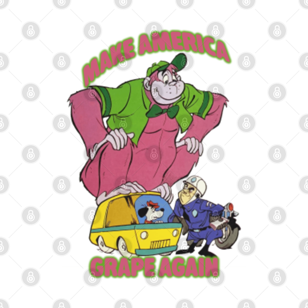 Vote Grape Ape - Grape Ape Cartoon Design - T-Shirt sold by Craig ...