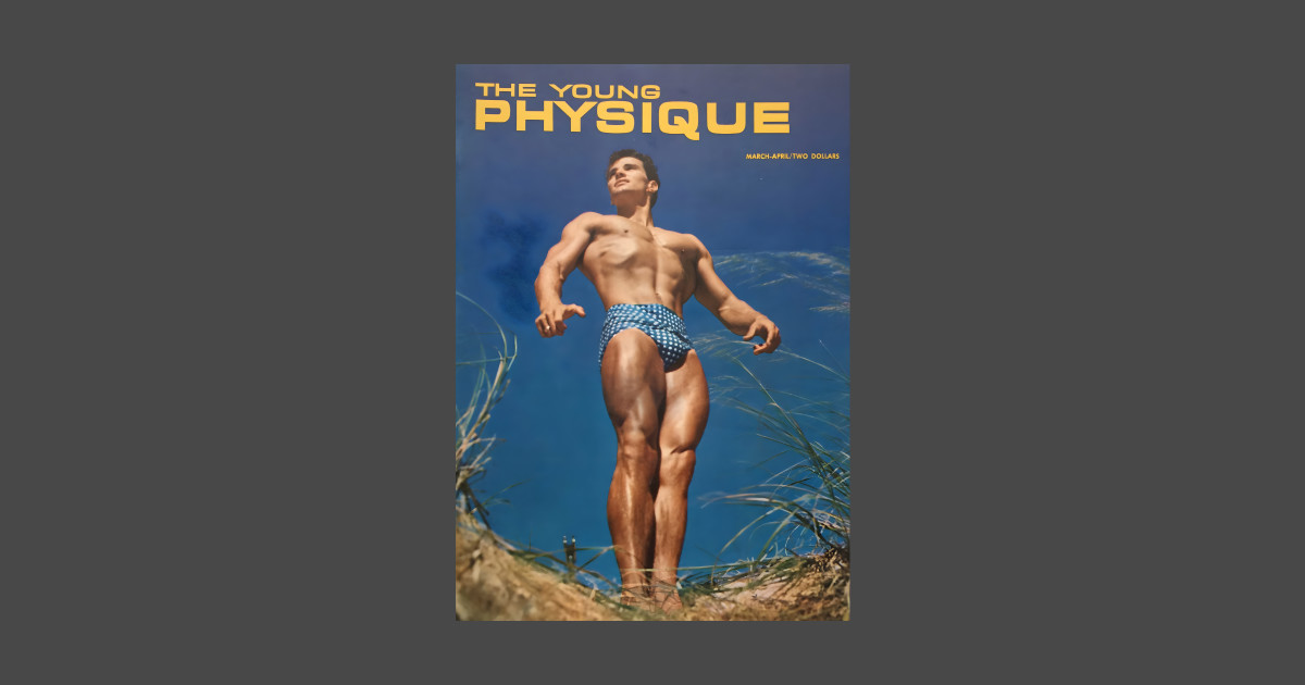 THE YOUNG PHYSIQUE - Vintage Physique Muscle Male Model Magazine Cover - Male Physique - T-Shirt ...