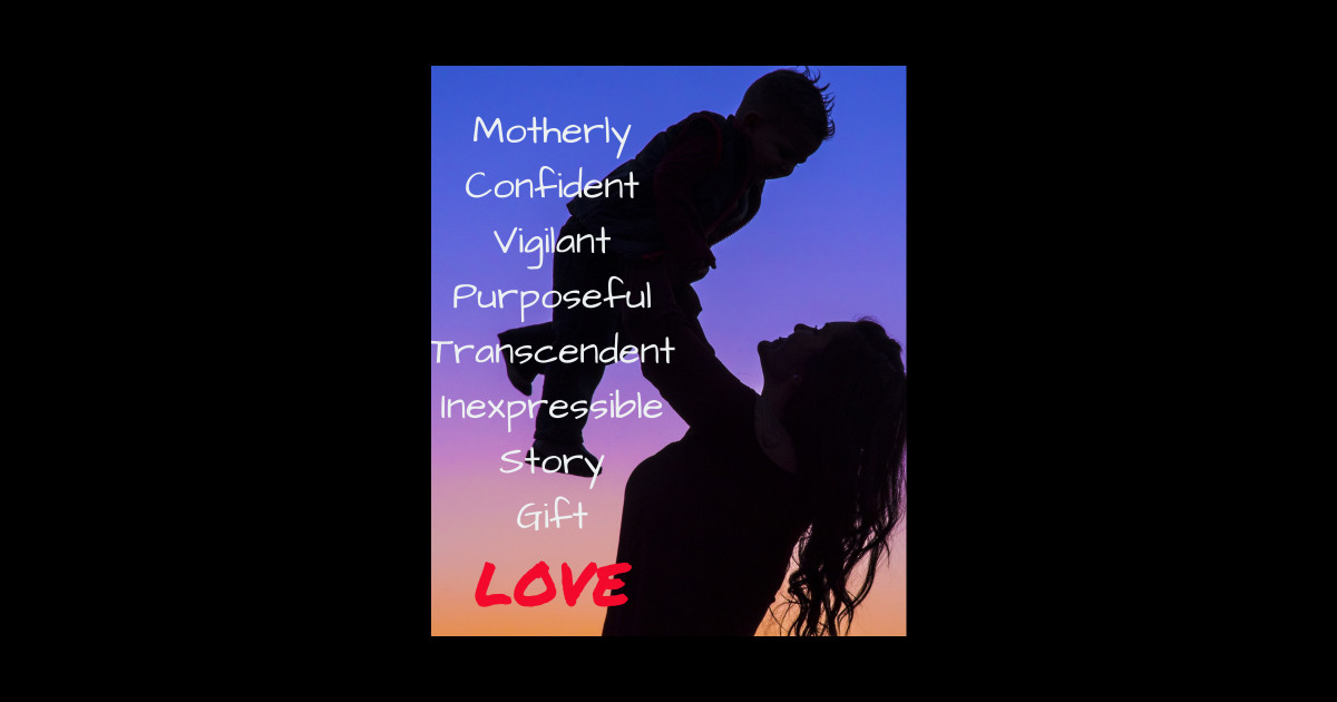 Motherly Confident Vigilant - Mom - Sticker | TeePublic