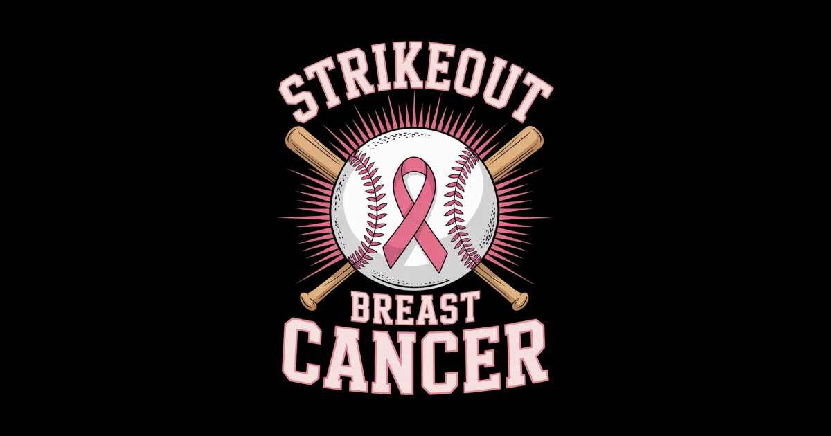 Strike Out Breast Cancer Baseball Fight Awareness - Breast Cancer ...