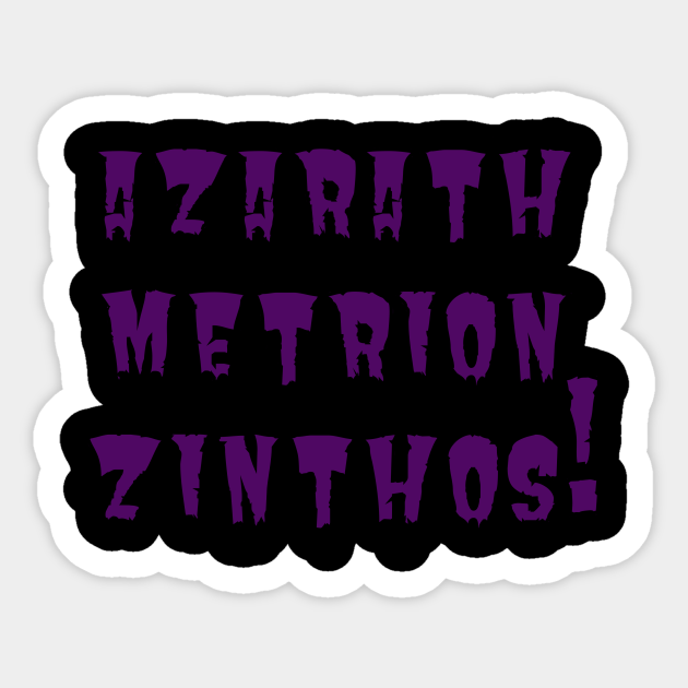 Azarath Metrion Zinthos! - Raven - Sticker | TeePublic