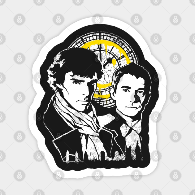 Sherlock and Watson - Sherlock - Sticker | TeePublic