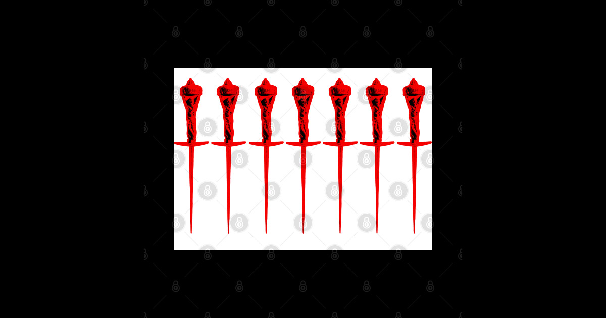 THE OMEN DAGGERS - The Omen Movie Art - Sticker | TeePublic