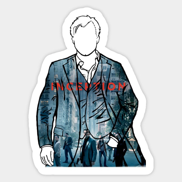 Christopher Nolan Portrait (Inception) - Christopher - Sticker | TeePublic