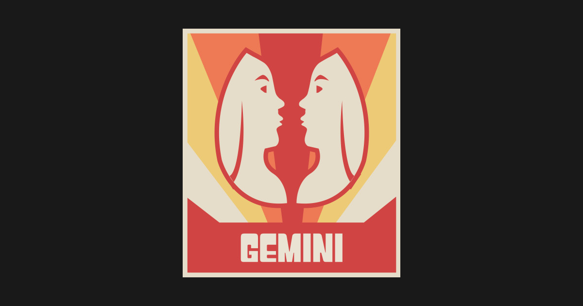 Gemini – Vintage Astrology Zodiac Sign - Gemini - T-Shirt | TeePublic