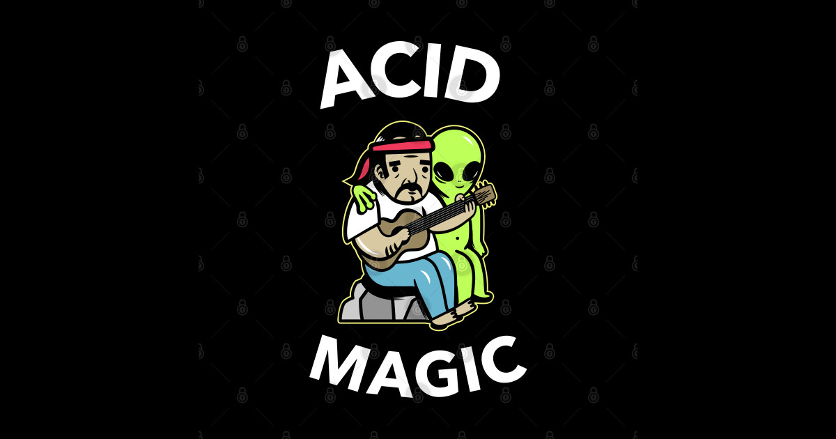 Alien ACID Magic - Acid - Sticker | TeePublic