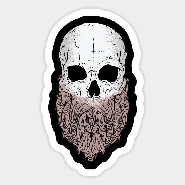skeleton with beard