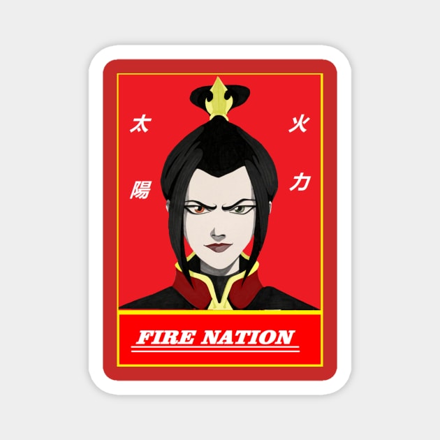 AZULA: FIRE NATION - Azula - Magnet | TeePublic