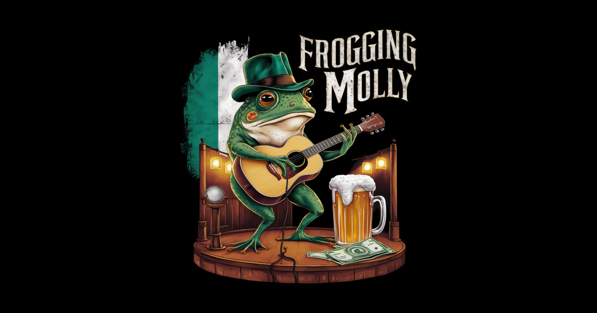 Frogging Molly - Flogging Molly - Sticker | TeePublic