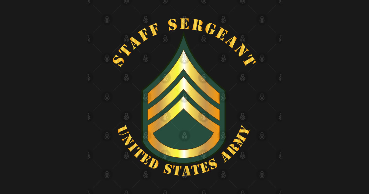 Army - Staff Sergeant - SSG - Army Staff Sergeant Ssg - Sticker | TeePublic