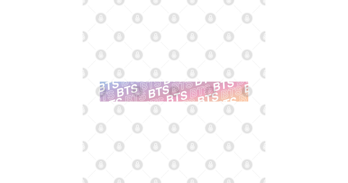 BTS Gradient Stripe - Bts - T-Shirt | TeePublic
