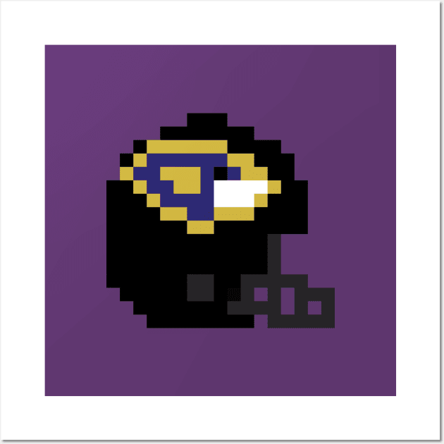 8 Bit Baltimore Raven's Helmet - Baltimore Ravens - Posters and Art ...