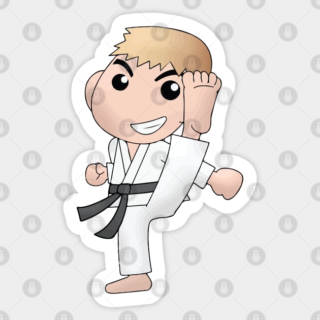 cartoon sidekick karate