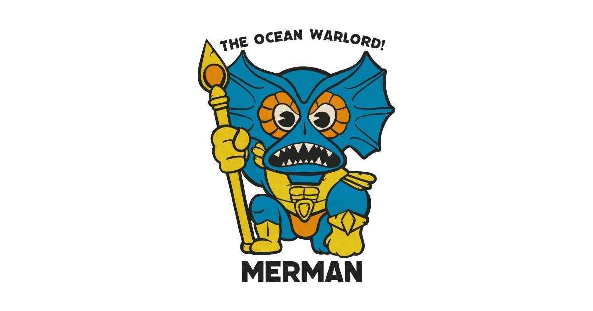 Adorable Merman He Man Toy 1980 - Masters Of The Universe - T-Shirt ...
