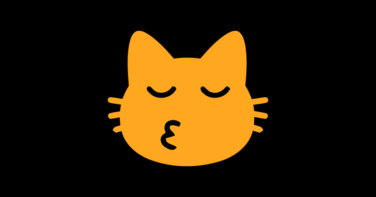 Kissy Cat Face Emoticon - Emoji - Mug | TeePublic