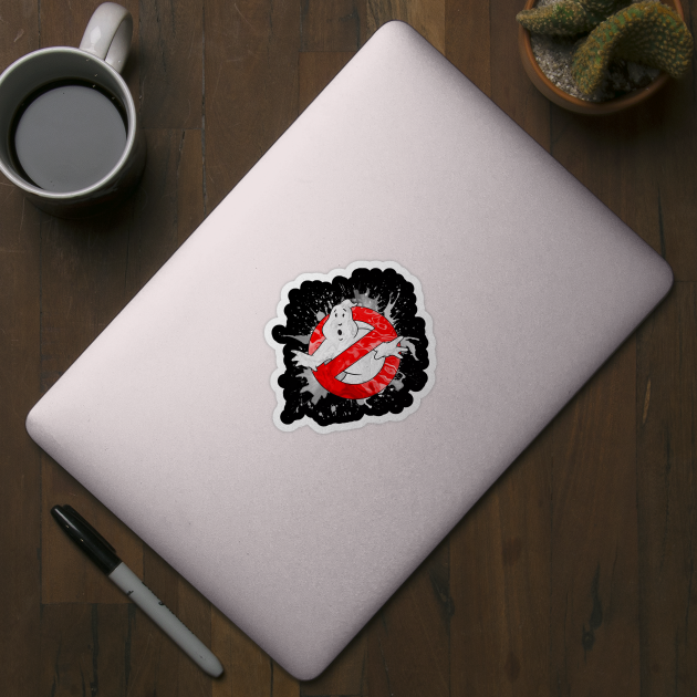 Ectoplasm Logo - Ghostbusters Vintage Logo - Sticker | TeePublic