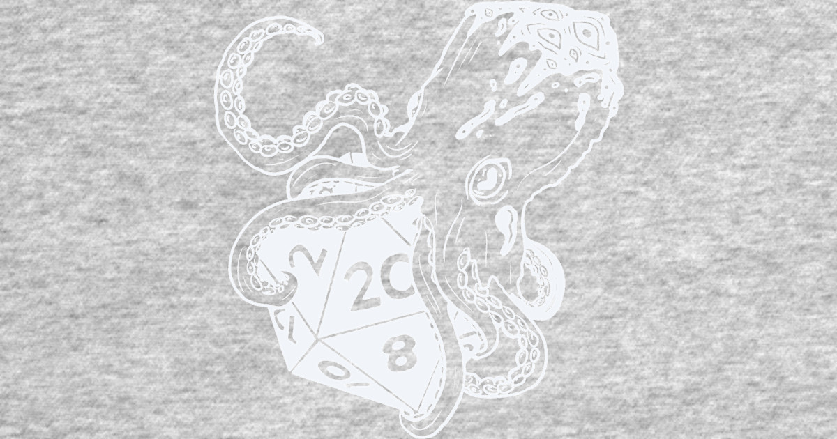 Fathomless D20: dnd 5e warlock dice white and black - Dnd - Baseball T ...