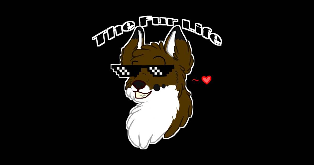 The Fur Life - Art - Sticker | TeePublic