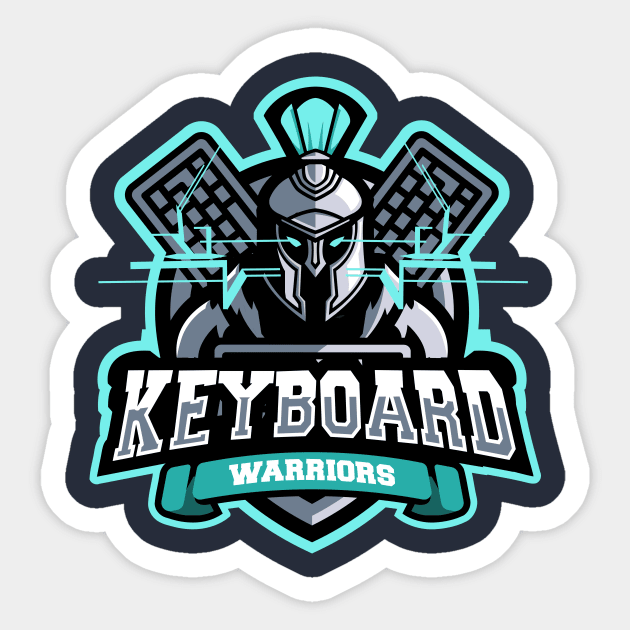 Team Keyboard Warriors - Programmer - Sticker | TeePublic
