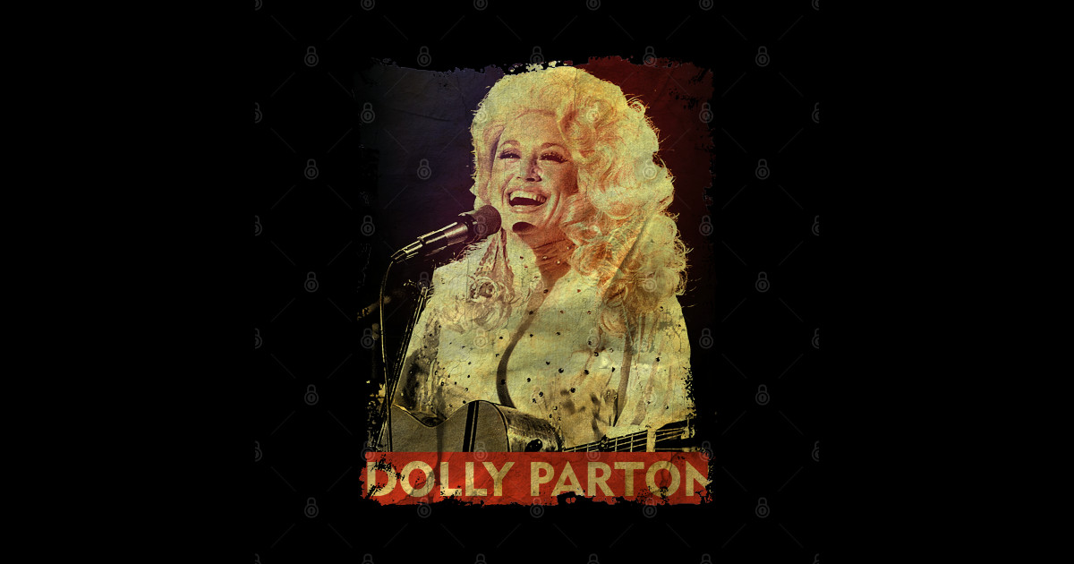 TEXTURE ART-Dolly Parton - RETRO STYLE 1 - Texture Art - Sticker ...