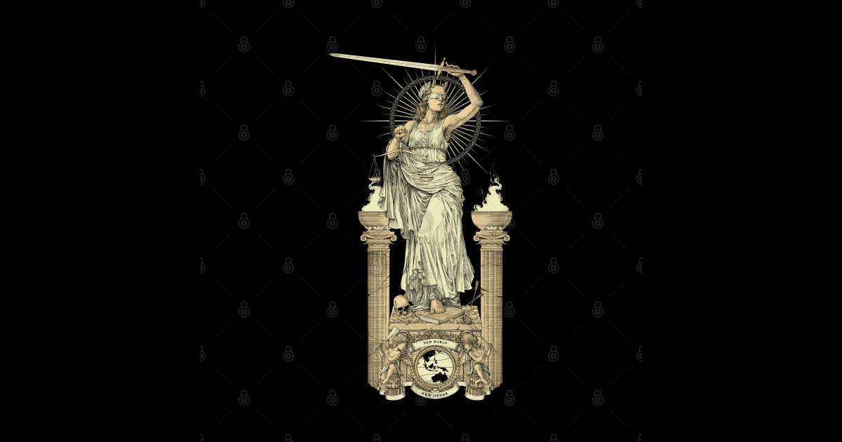Themis Goddess New World New Order - Themis - Posters and Art Prints ...