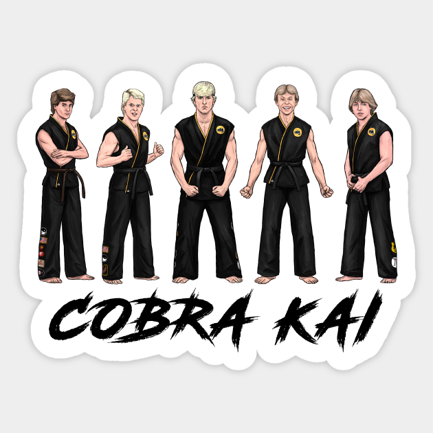COBRA KAI - The Karate Kid - Sticker | TeePublic
