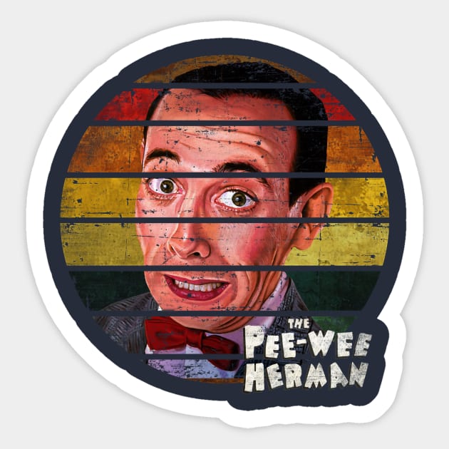 PEW PEW HERMAN TV SHOW - Paul Reubens - Sticker | TeePublic