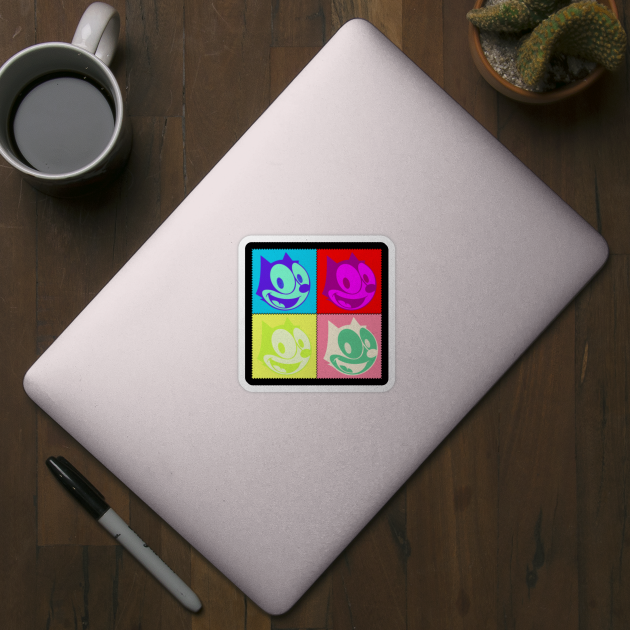 Felix The Cat LSD - Felix The Cat - Sticker | TeePublic