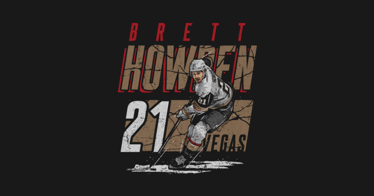 Brett Howden Vegas Player Name - Brett Howden - T-Shirt | TeePublic