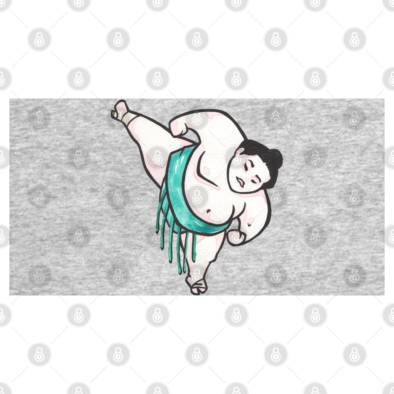 Chibi Sumo - Meisei - Sumo - T-Shirt | TeePublic