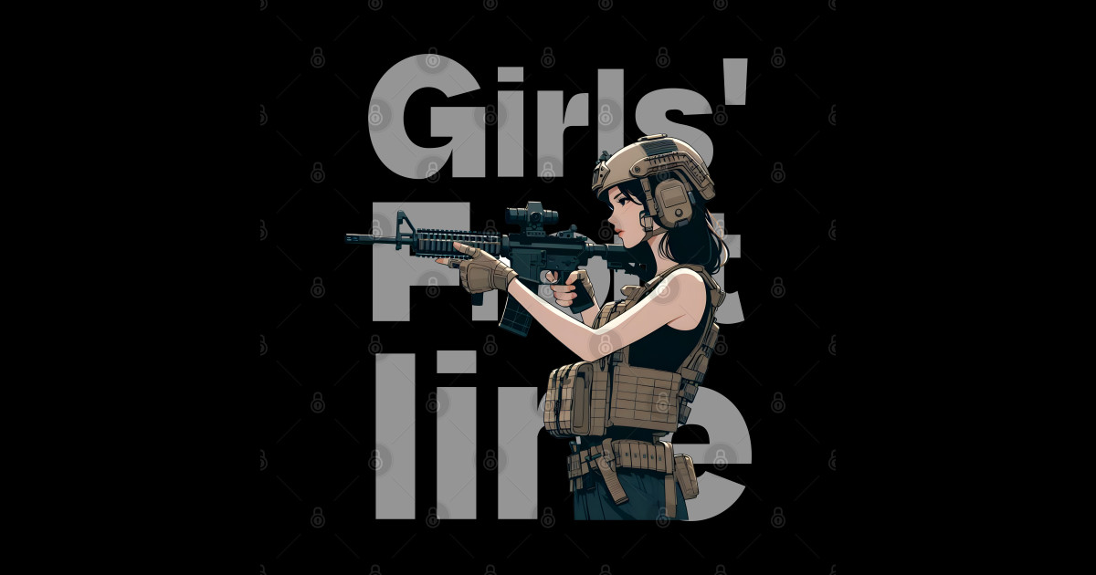 Girls' Frontline Tactical Chic Tee: Where Strength Meets Style ...