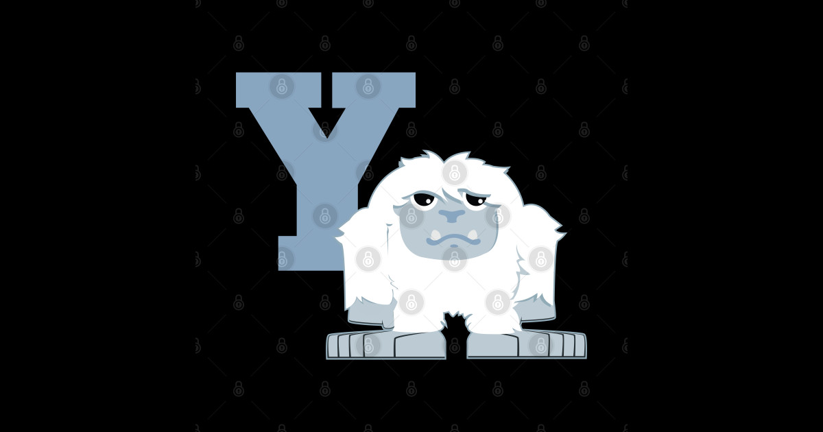 Y is for Yeti - Yeti - Magnet | TeePublic