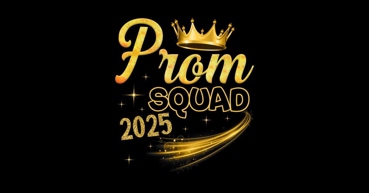 Prom Squad 2025 Glitter Crown for Glam Night - Prom Squad 2025 ...