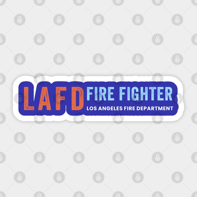 Los Angeles Fire Department - Lafd - Sticker | TeePublic