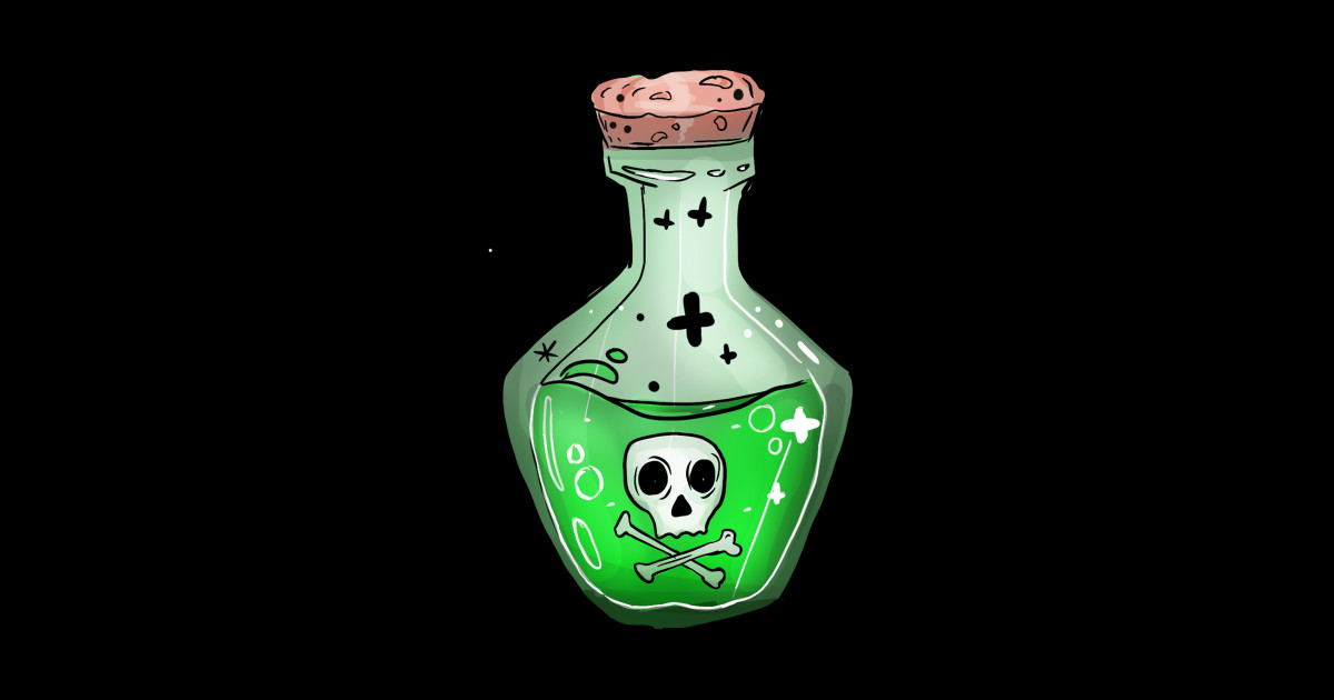 the poison potion - Poison Spell - Sticker | TeePublic
