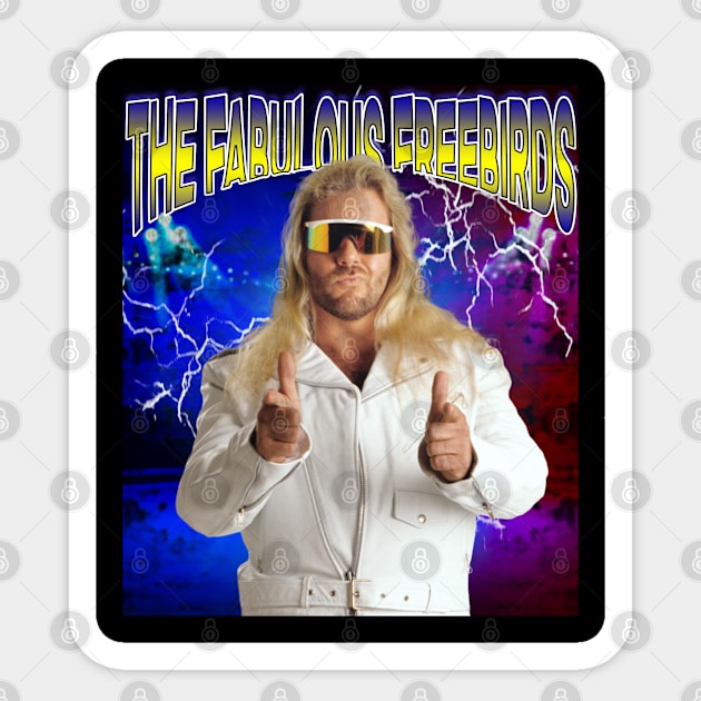 THE FABULOUS FREEBIRDS - Player - Sticker | TeePublic