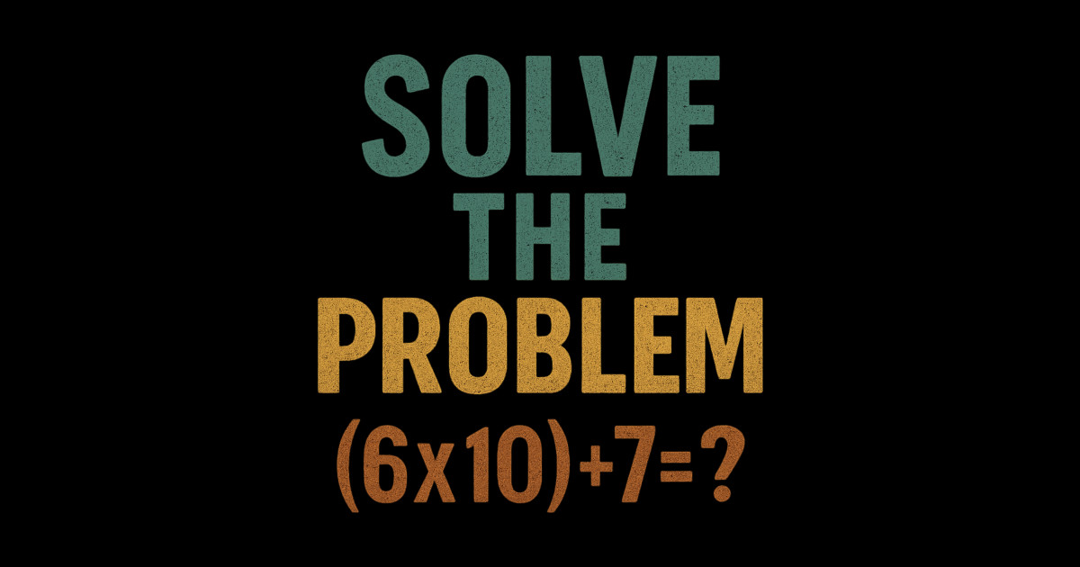 Solve the Math Equation Graphic - Funny Math Joke - Sticker | TeePublic