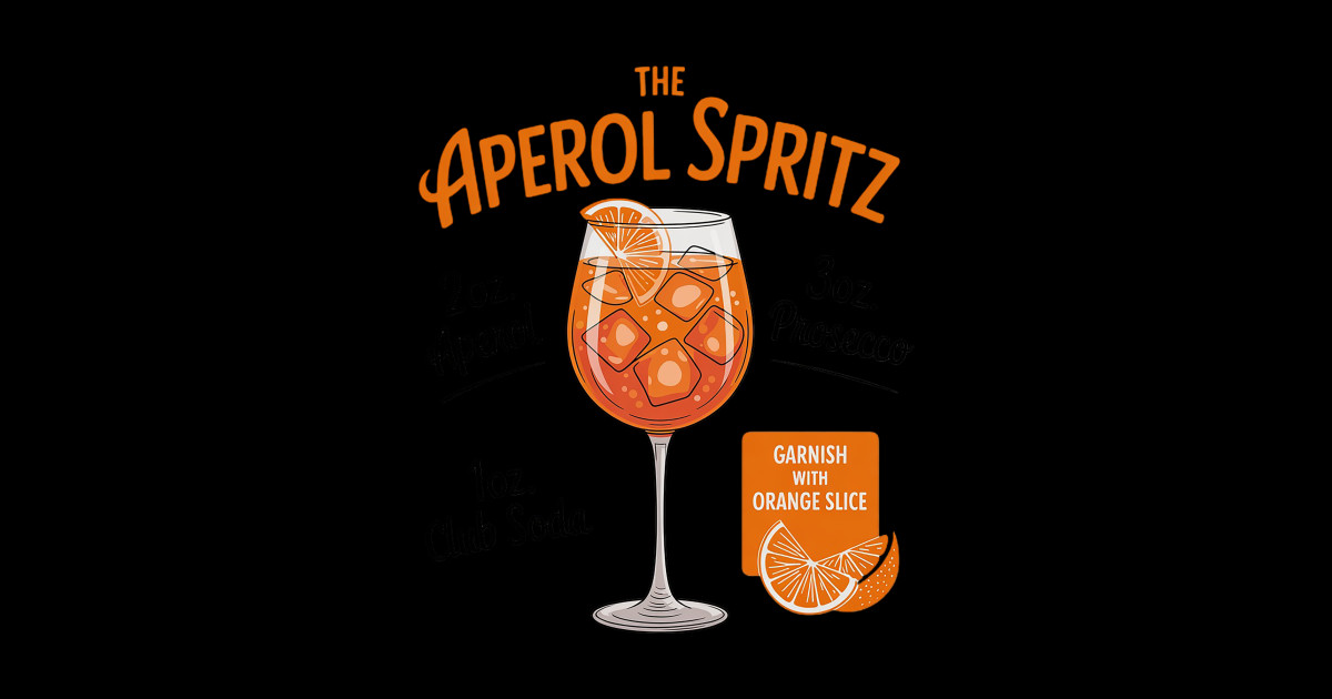 Aperol Spritz Recipe - Aperol Spritz Recipe - Magnet | TeePublic