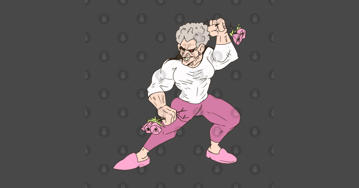 BUff Granny - Original Character Design - T-Shirt | TeePublic