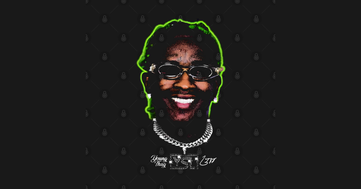 Young Thug YSL Big Face Bling - Young Thug - T-Shirt | TeePublic