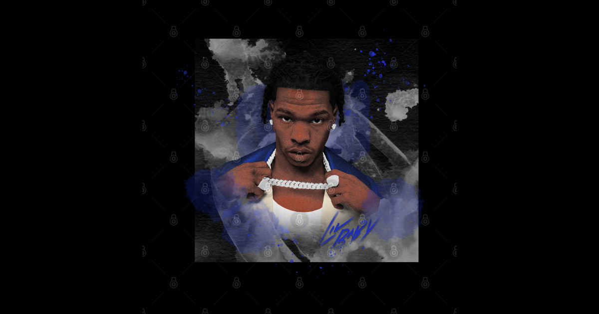 Lil Baby Portrait - Lil Baby - Sticker | TeePublic