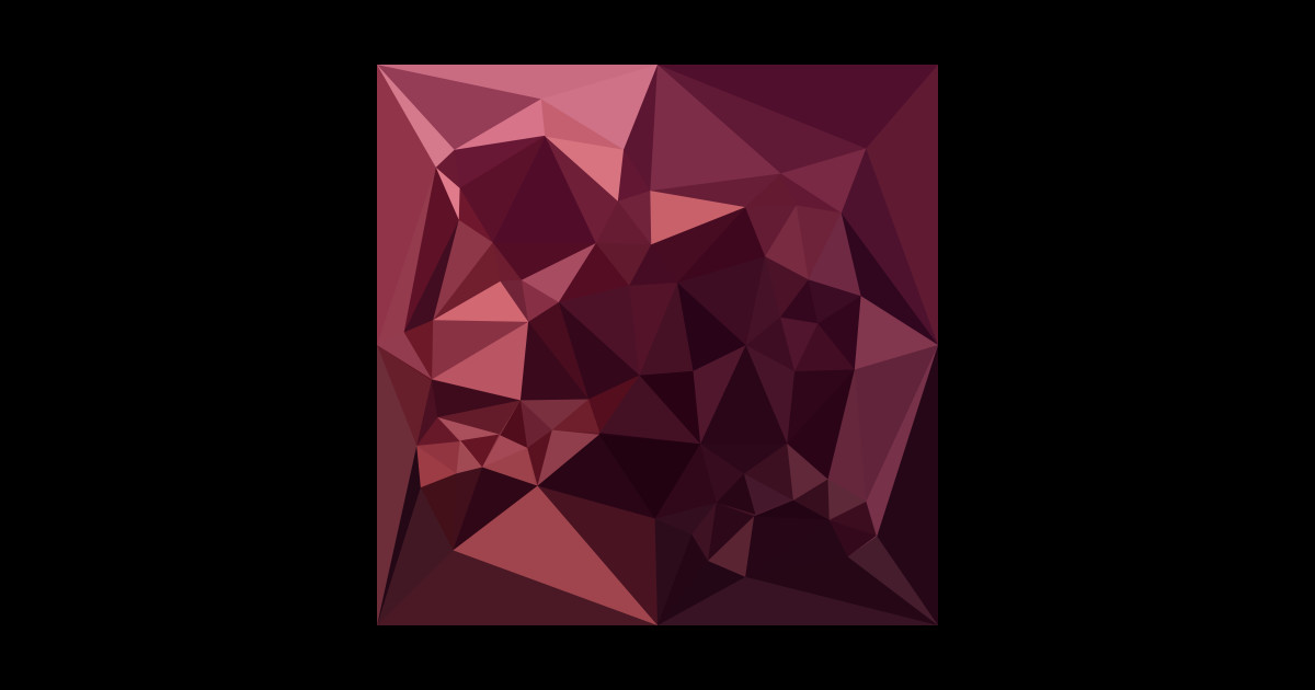 Dark Raspberry Red Abstract Low Polygon Background - Low Polygon ...