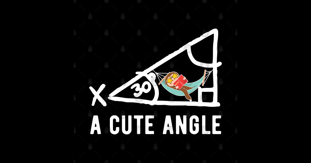 A cute angle Bath Mat - Math sloth math teachers gift - Math Teachers ...